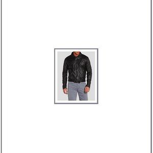 Moschino | Jackets & Coats | New Mens Moschino Leather Jacket | Poshmark